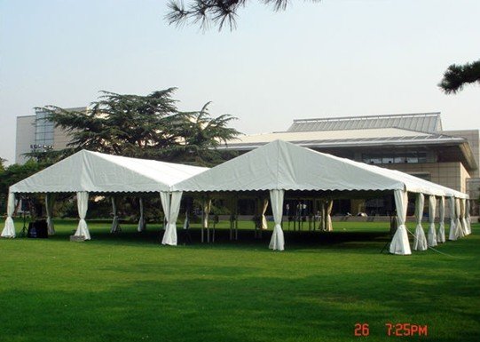 Water Resistant Outdoor Event Tent 100 Km / H Wind Resistance Logo Printing