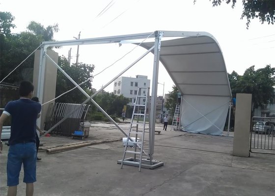 200 Person Aluminum Frame Tent 15 x 15 Meter 650 G / Sqm Sidewall Sheet