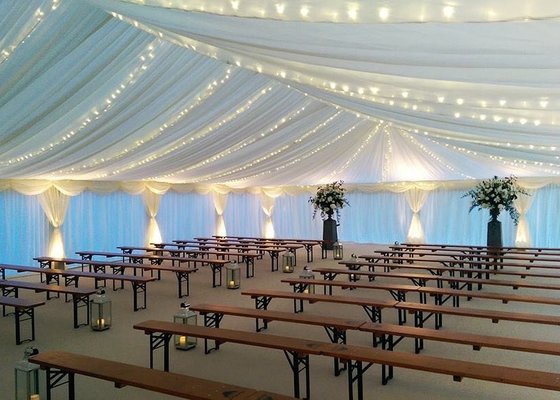 Large Wedding Party Tent 1000 People Capacity 203*112*4.5 Mm Frame Profile