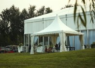 White Aluminum Pagoda Tent 100 Km / H Max Wind Loading Easy Installation