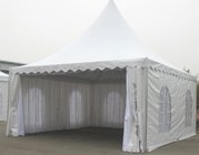 Anti Rust Aluminum Pagoda Tent Double Pvc Coated Polyester Long Life Span