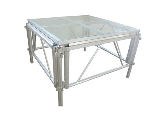 TV Show Aluminum Stage Platform , Dj Platform Stage 500 Kg / Sqm Capacity