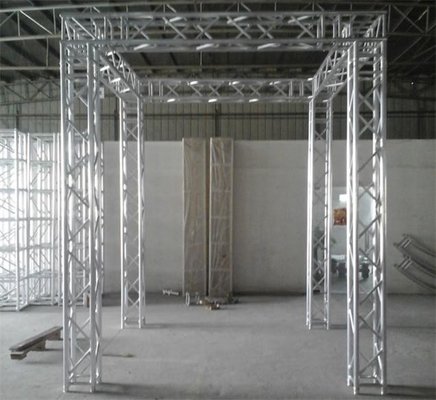 Portable Square Aluminum Truss , Durable Exhibition Truss Trade Show Booth