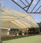 Heavy Duty Silvery Aluminum Roof Truss 3 / 4 Mm Wall Thickness Long Life Span