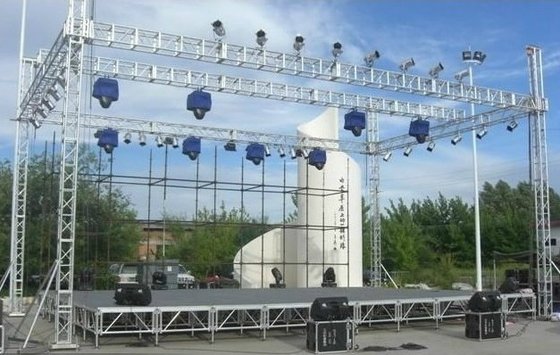 Multifunction Bolt Concert Stage Truss / On Stage Truss Easy Installation