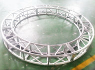 Durable Round Aluminum Stage Truss , Anti Oxidation Circular Lighting Truss