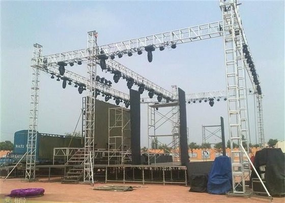 Anti Oxidation Aluminum Truss Frame High Loading Capacity Long Life Time