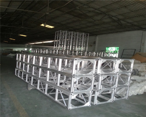 Anti Oxidation Aluminum Truss Frame High Loading Capacity Long Life Time