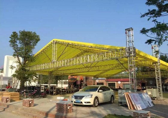 Silvery Bolt Aluminum Truss Frame , Outdoor Flexible Aluminum Frame Tent