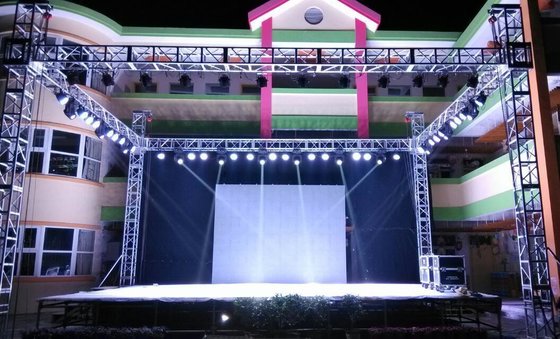 Square Stage Aluminum Box Truss ML-182 Flame Retardant For Large Event