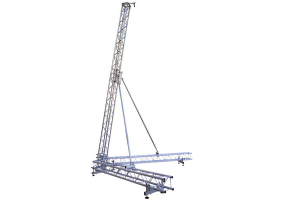 Mini Line Array Speaker Truss Stand , Silvery Or Black Truss Lighting Tower