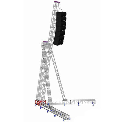 Portable Line Array Speaker Truss Corrosion Resistance OEM / ODM Service