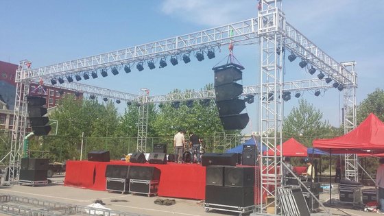 Lightweight Heavy Duty Aluminium Stage Truss , Stage Lighting Truss Easy Assembly